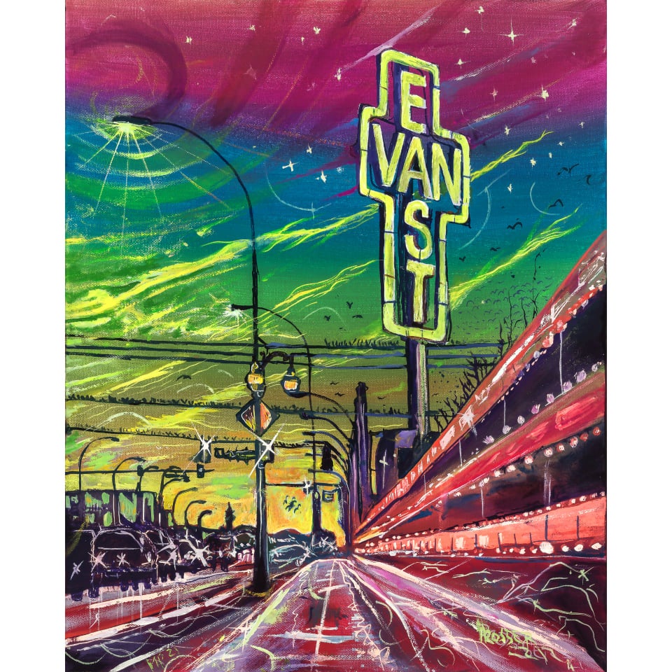 East Van Cross Canvas & limited edition paper print | ProsserArt