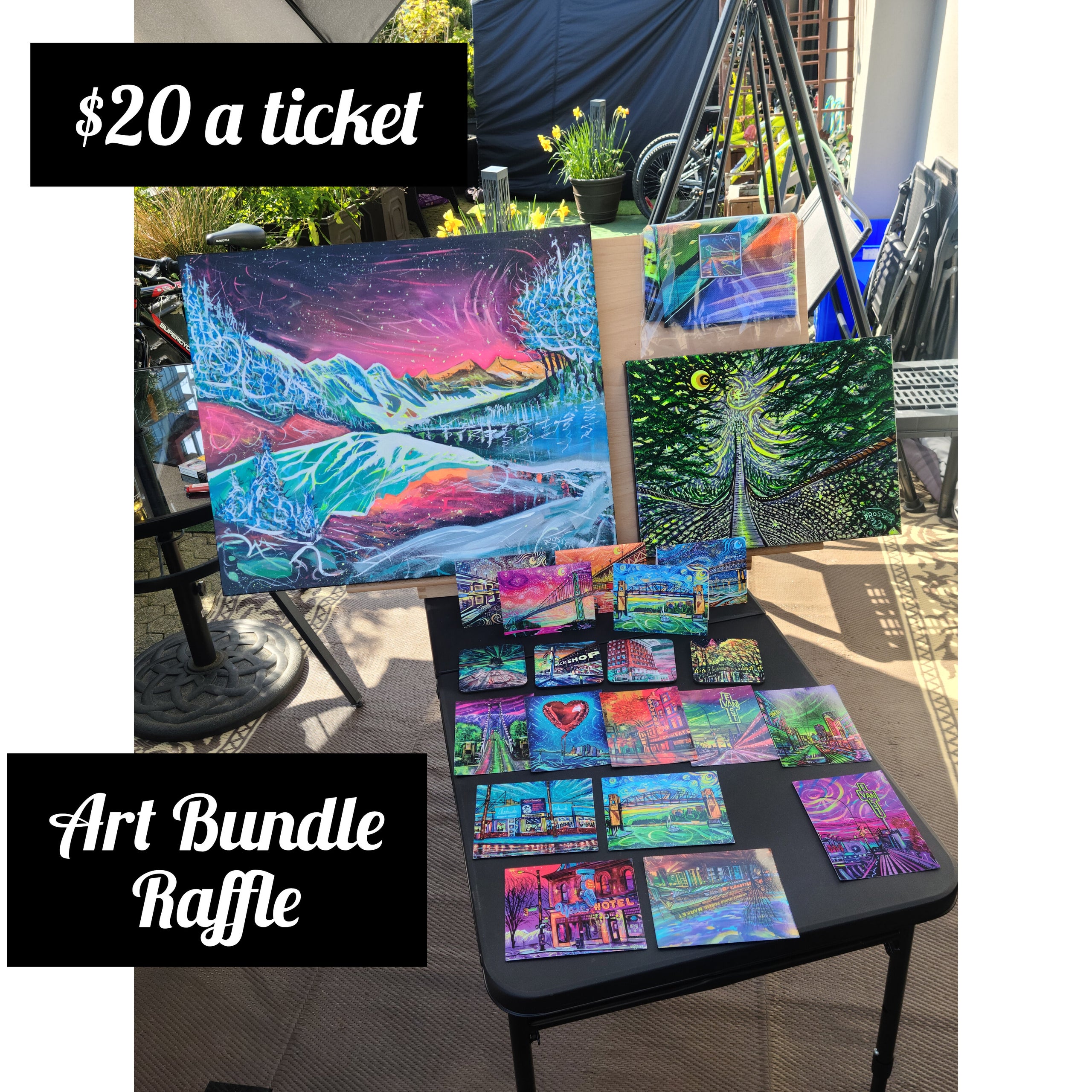 MEGA bundle Art Raffle Ticket | ProsserArt
